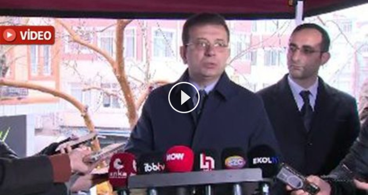 İBB Başkanı Ekrem İmamoğlu sert konuştu: "Beni siyasette devre dışı bırakmak isteyen kişi Erdoğan!"