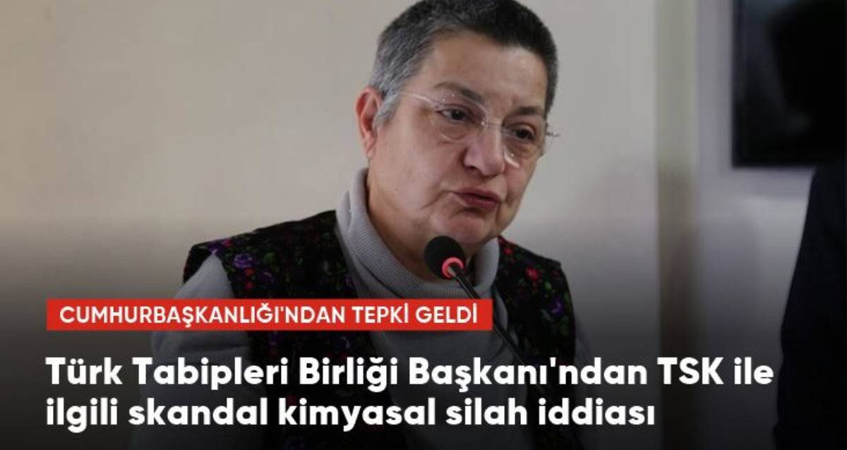 Türk Tabipleri Birliği Başkanı Fincancı'dan TSK'ya yönelik skandal kimyasal silah iddiası